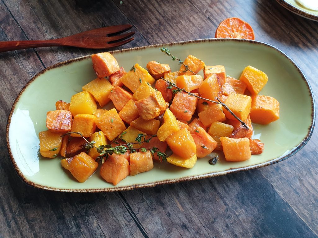 Roasted Pumpkin With Maple Syrup - My Burnt Orange