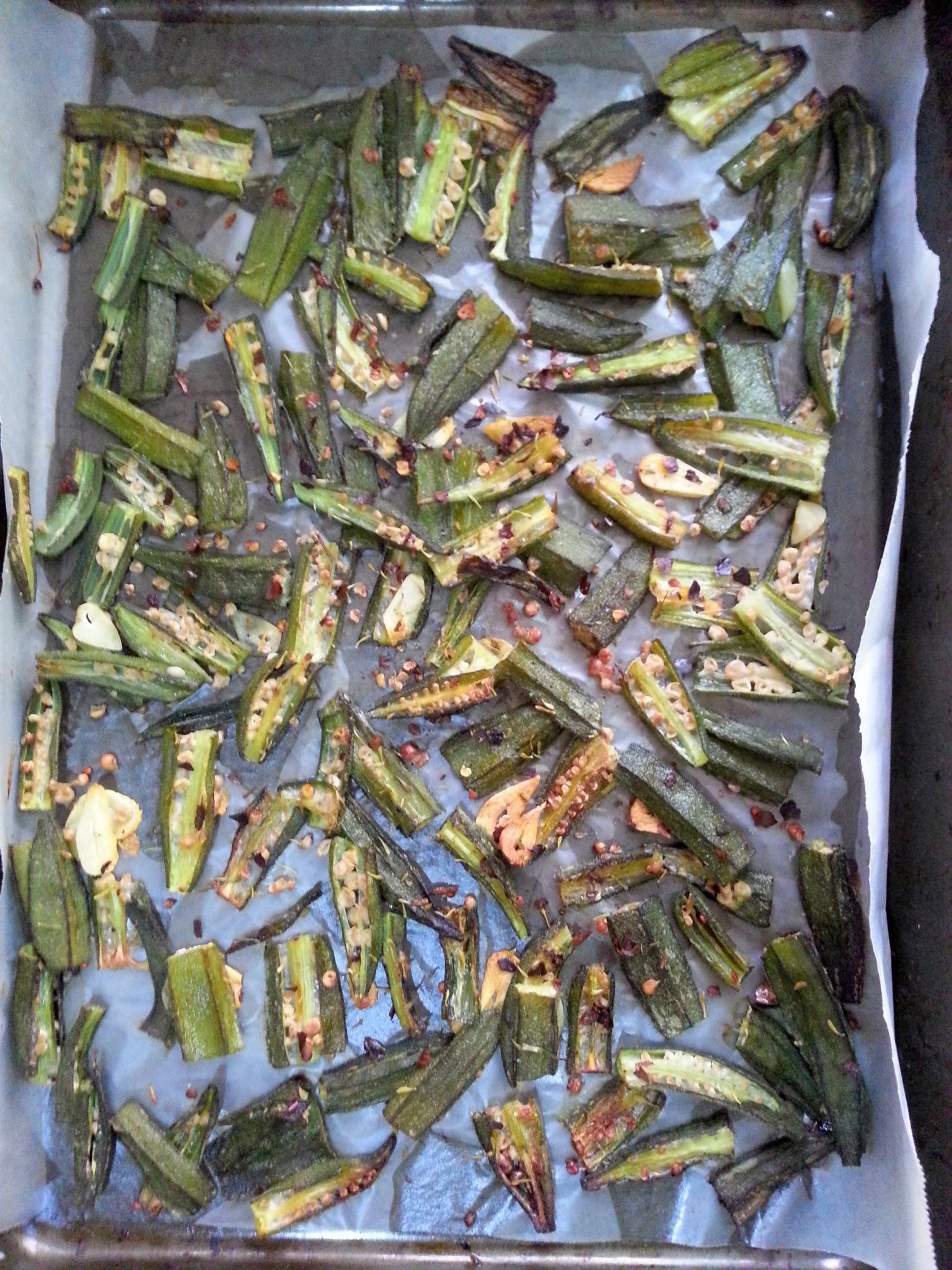 Crispy Okra Recipe - My Burnt Orange